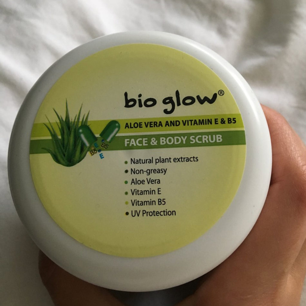 Bio Glow Aloe Vera and Vitamin E & B5 Face & Body Scrub – Ikran's Cosmetics
